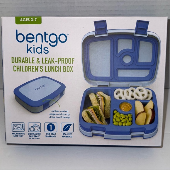 Bentgo | Other | Bentgo Kids Blue Lunch Box Leakproof Back To School ...